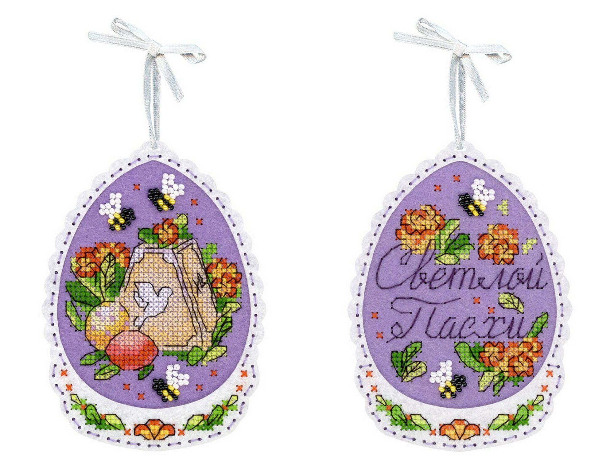 Вышивка Светлая Пасха 11x8 см.