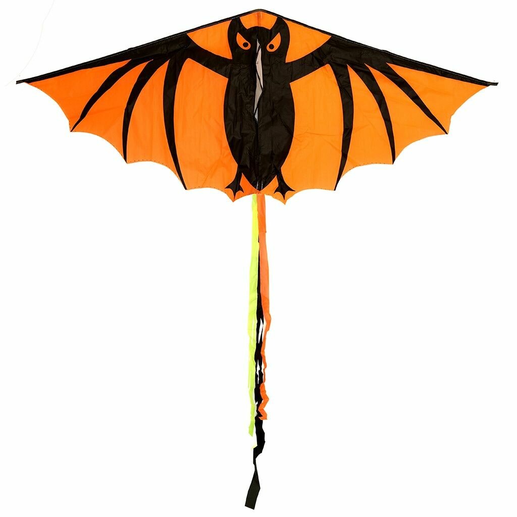 Воздушный змей Домашняя Мода "Летучая мышь", 138х54 см, цвета микс, нейлон