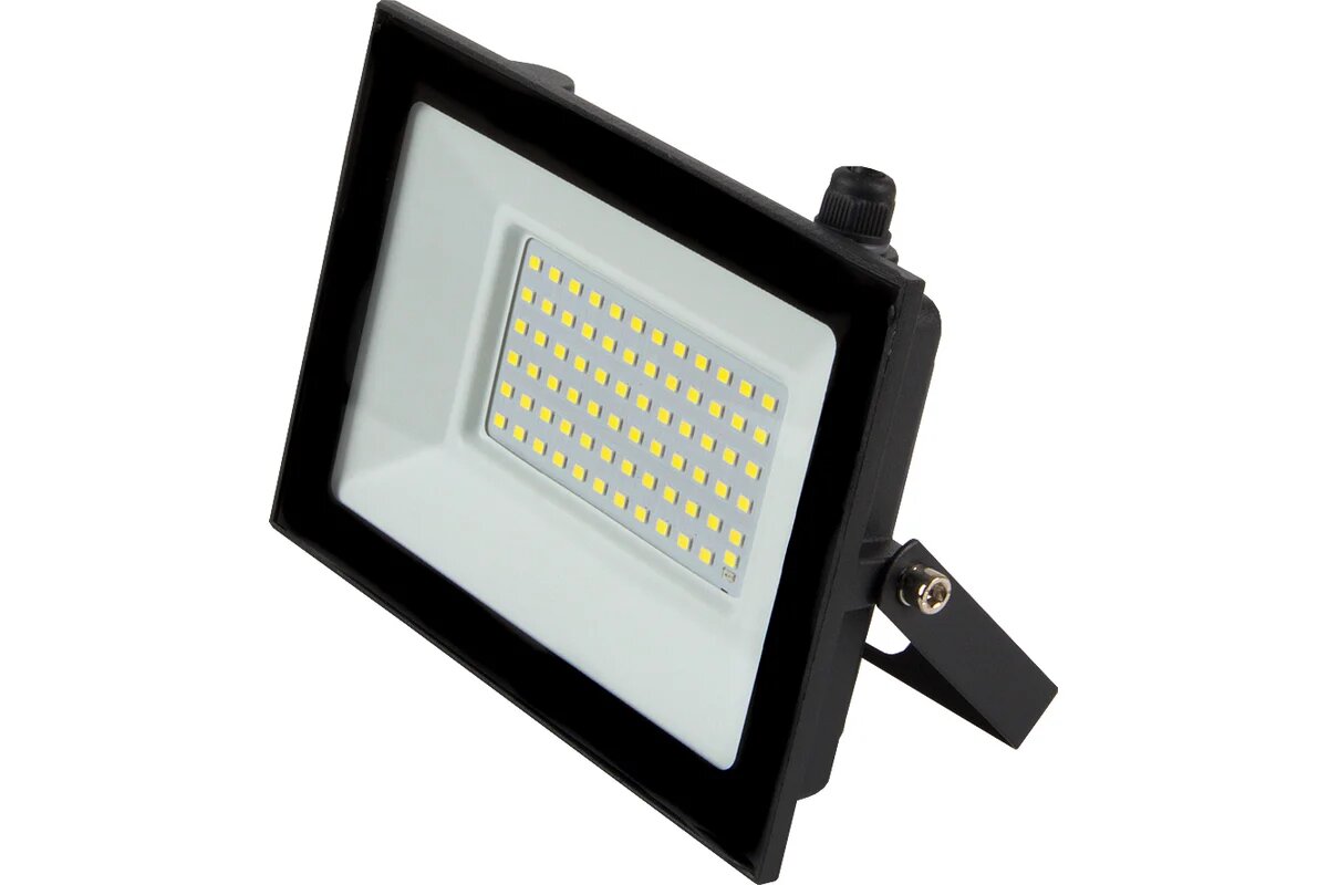 General Lighting Systems Прожектор светодиодный с датчиком освещенности 70Вт 6500K Черный