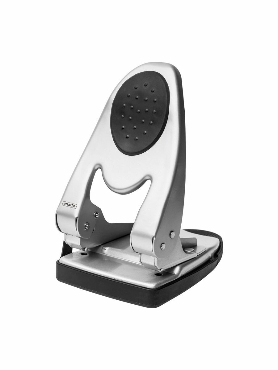 Дырокол Attache до 60листов, металлический, серебро (256105)