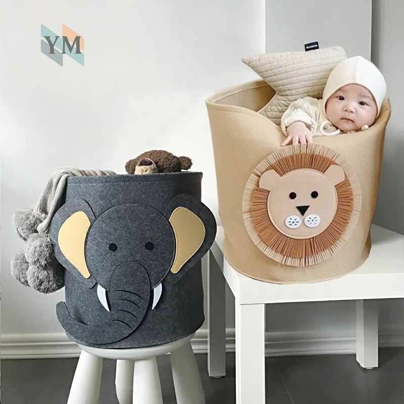 Корзина для хранения игрушек белья, органайзер, мешок, короб, складная корзина с крышкой, 52лX2**