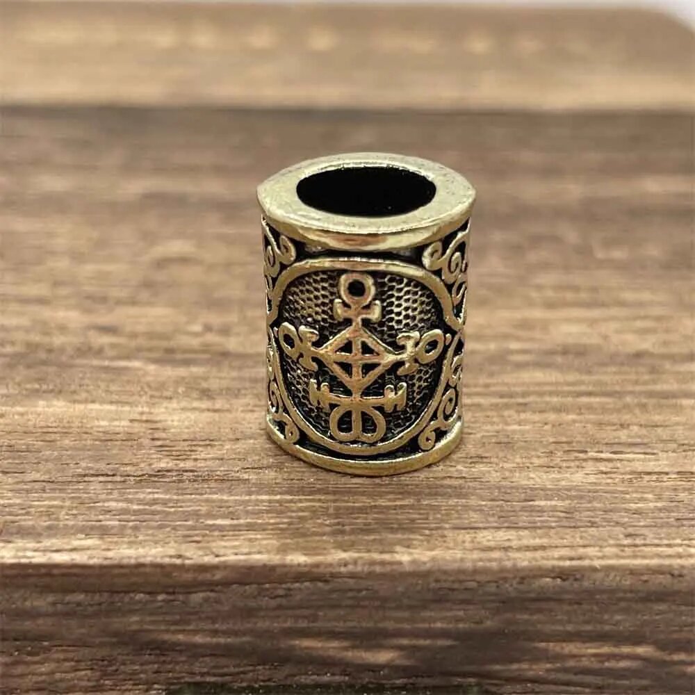 Ностальгия бусины для волос Аегиш-джальмур античное серебро Style 3 Bronze