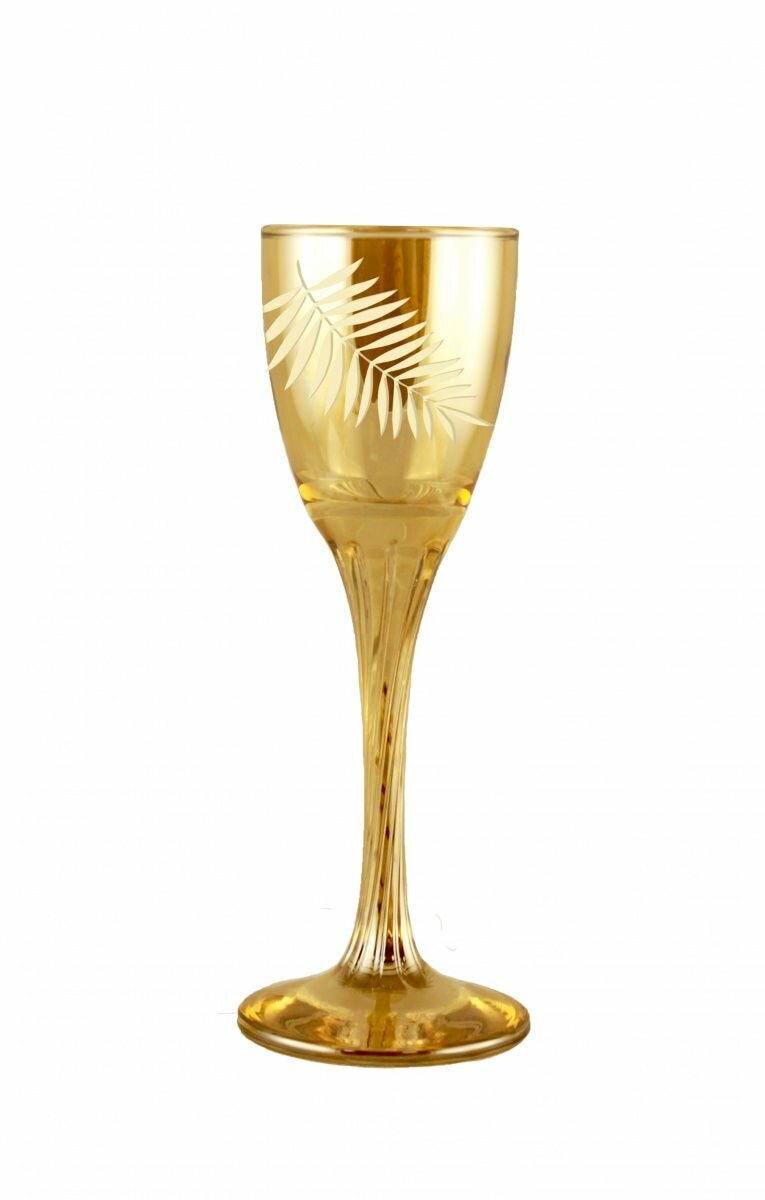 Набор рюмок Папоротник стекл. 55мл 6шт Promsiz