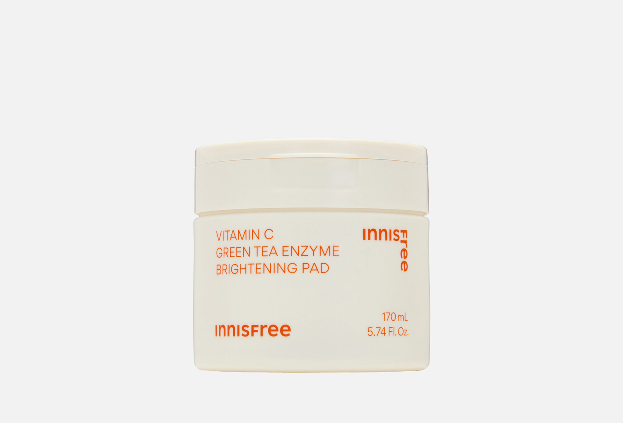 Обновляющие пэды для лица INNISFREE Greentea Brightening