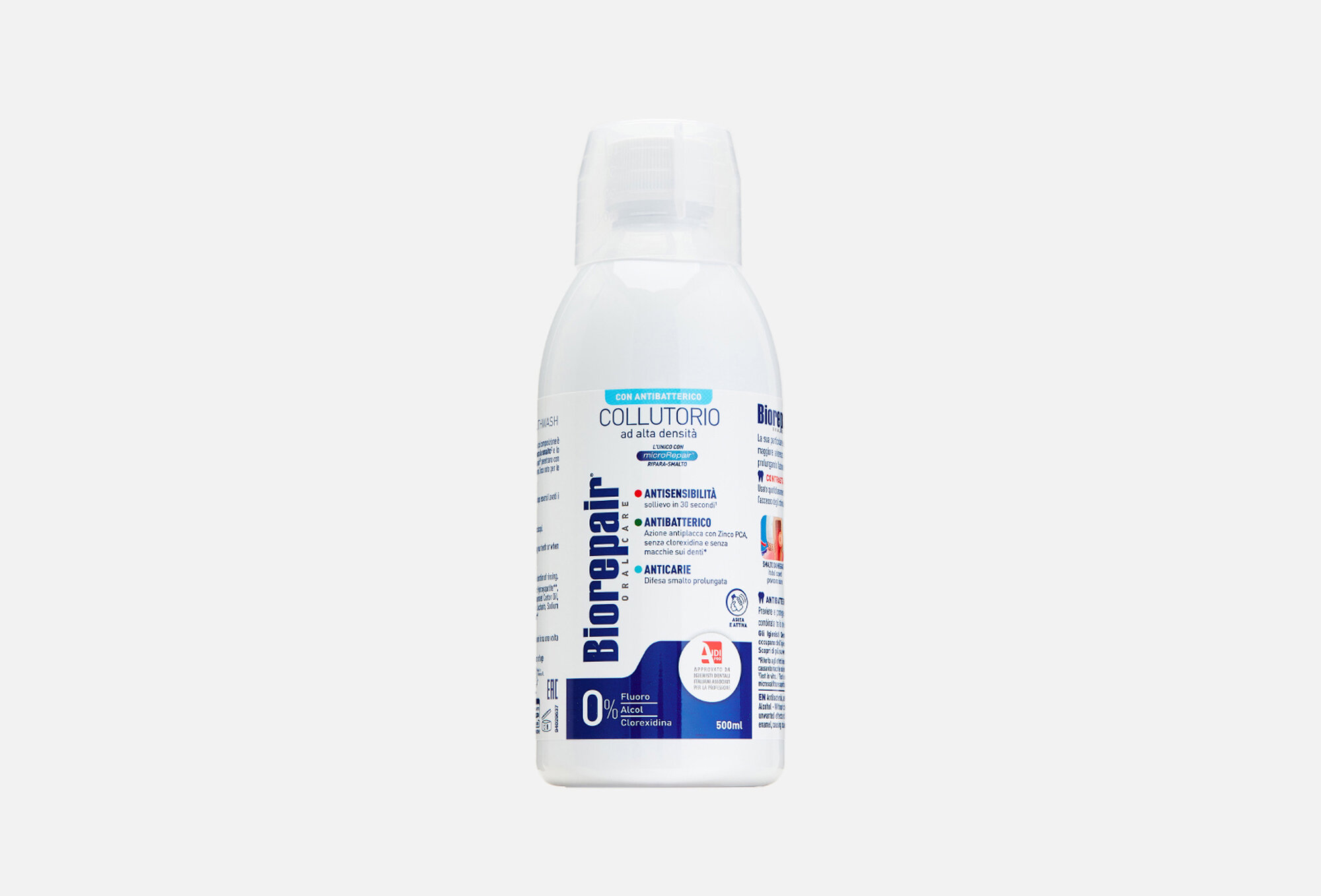 Антибактериальный ополаскиватель для полости рта BIOREPAIR Antibacterial Mouthwash 500 мл