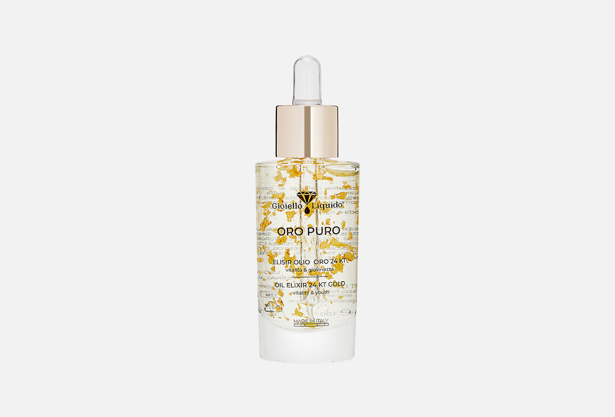 Эликсир на основе масла GIOIELLO LIQUIDO Pure Gold 30 мл