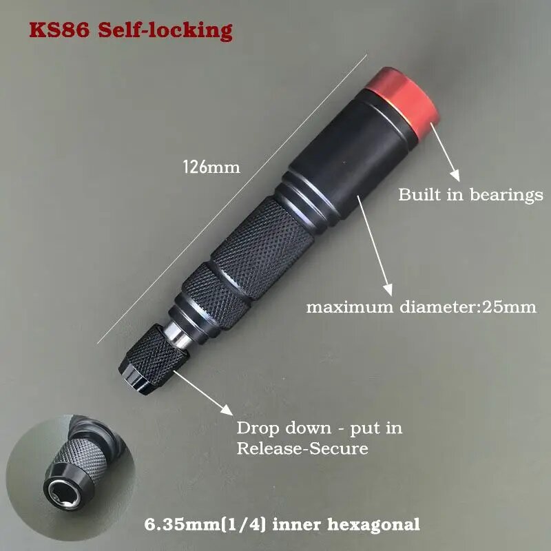 KS86 Self-locking отвертка 1/4 дюйма