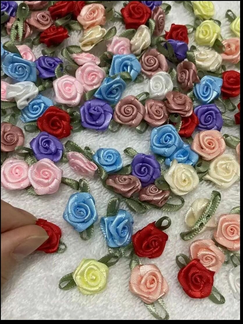 Упаковка 100 штук, бутон розы, искусственные цветы для украшени