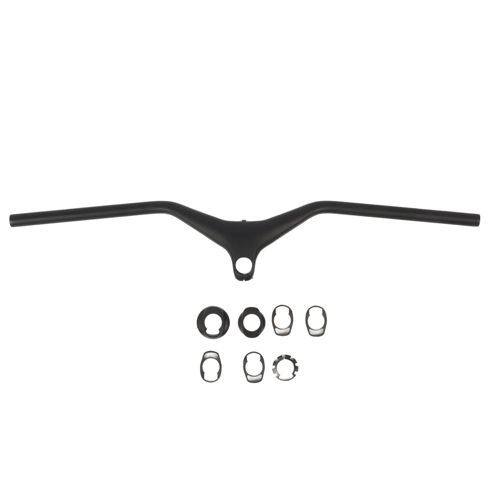 Mountain Bike Handlebar Carbon Fiber Sturdy Ergonomic Design MTB for Cycling