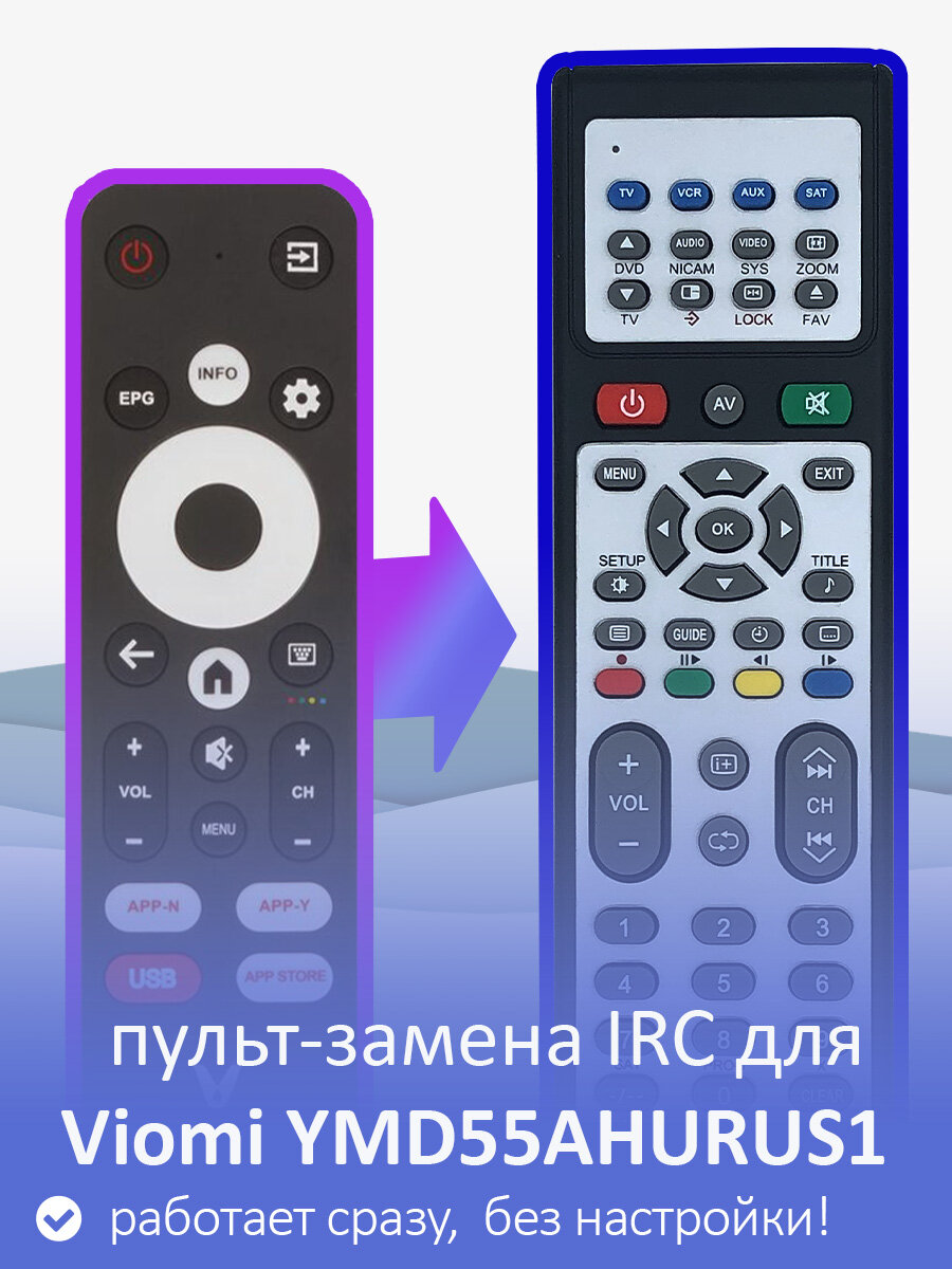 Пульт-замена для Viomi YMD55AHURUS1