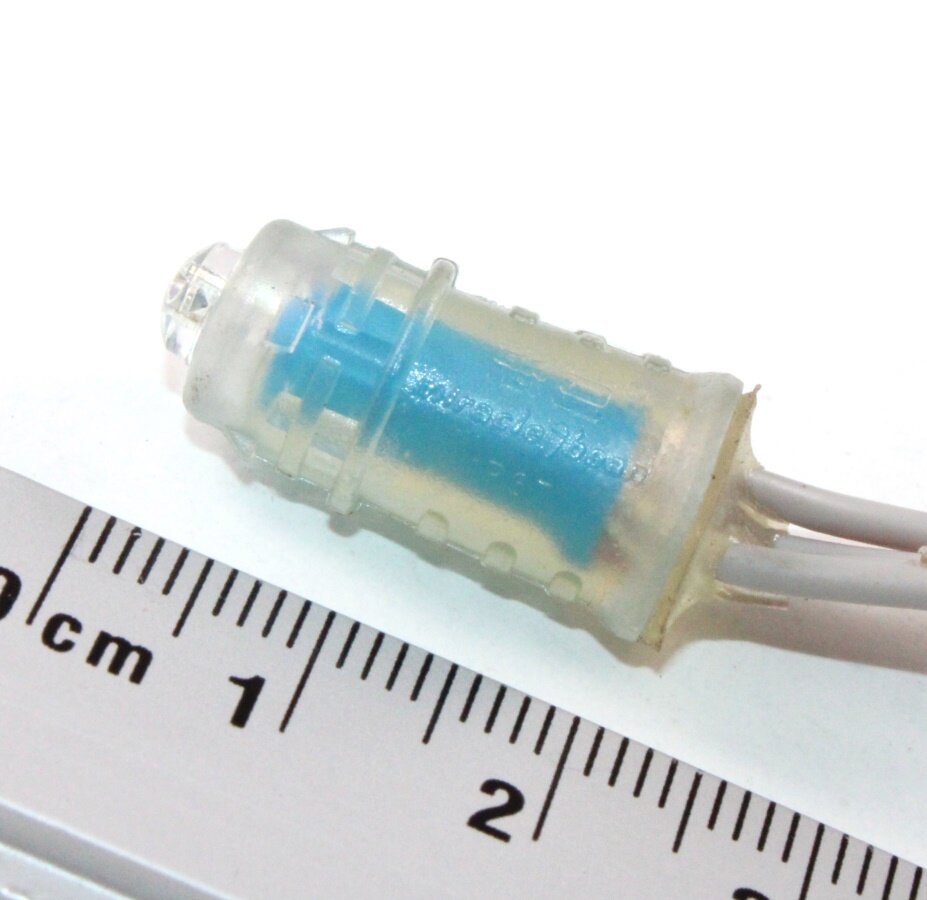 D-9mm ELF-D9-5V 0.1W Blue (группового контроля), Пиксель светодиодный синий, ELF