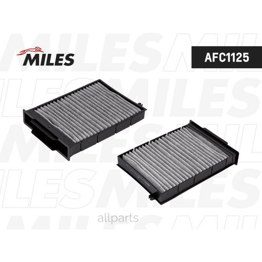 MILES AFC1125 Фильтр салона RENAULT MEGANE 2 03- угольный