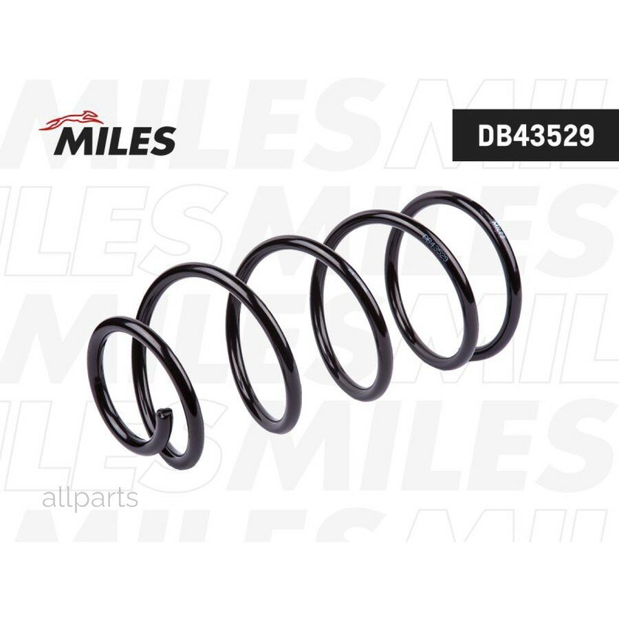 MILES DB43529 Пружина подвески VOLVO C30/S40/V50 04- пер.