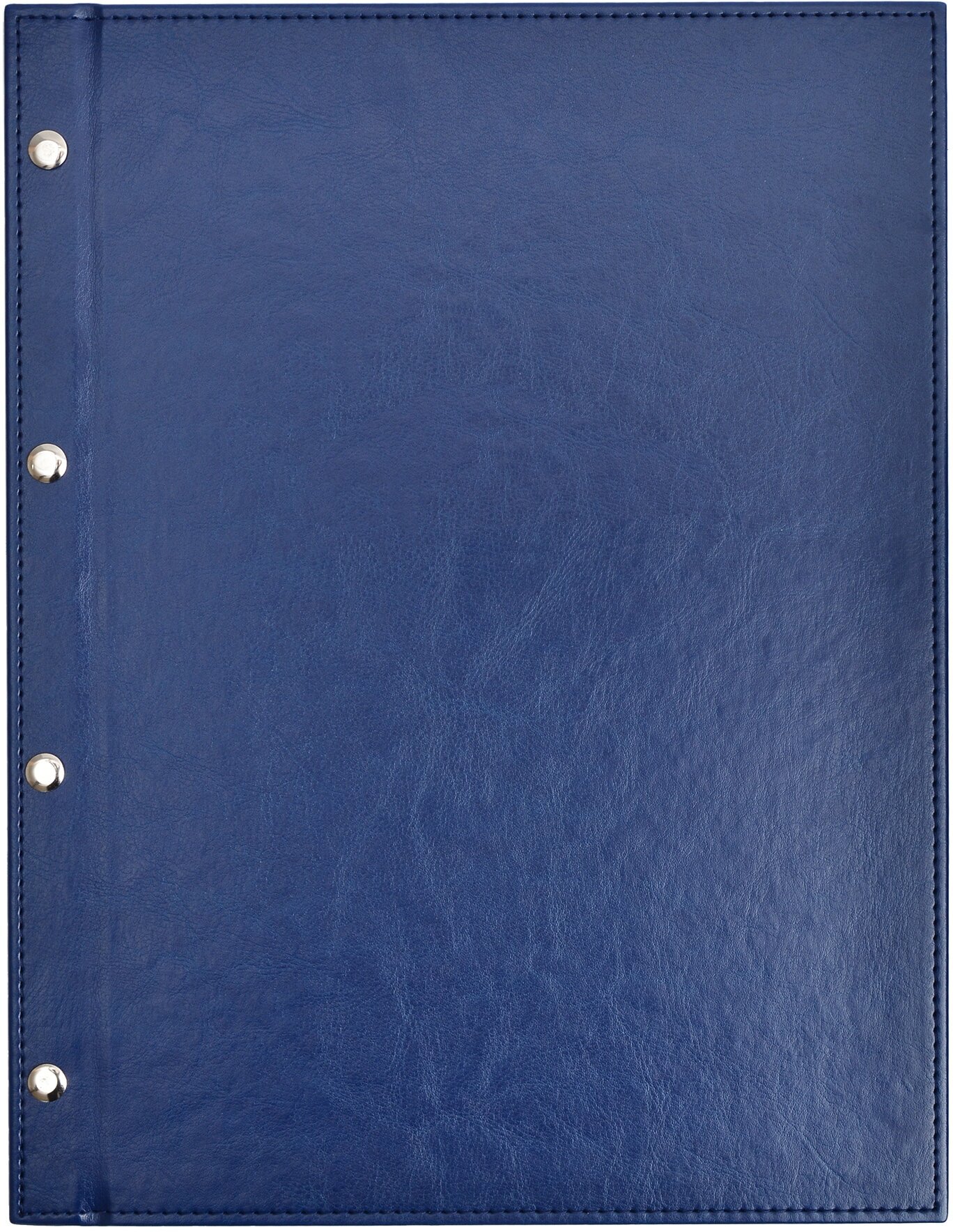 Универсальная папка на винтах Artlez экокожа синего цвета с 10 файлами в комплекте 240х320 мм