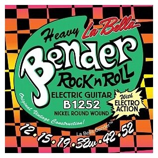 Струны для электрогитары La Bella The Bender Heavy B1252 12-52