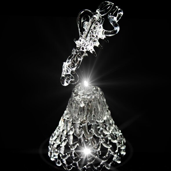 GH-M041 Колокольчик хрустальный «Рак», средний, Гусь Хрустальный