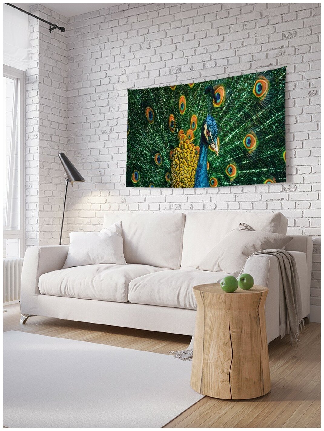 Горизонтальное фотопанно JoyArty на стену "Жар птица", 100x150 см