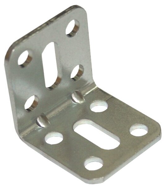 Уголок крепежный регулируемый, 32х32х30 мм, сталь оцинкованная