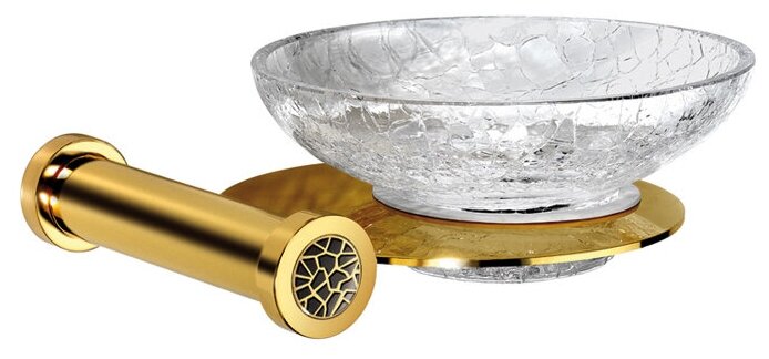 Мыльница WINDISCH GAUDI ROUND 854573ON золото/черный 55x170x155