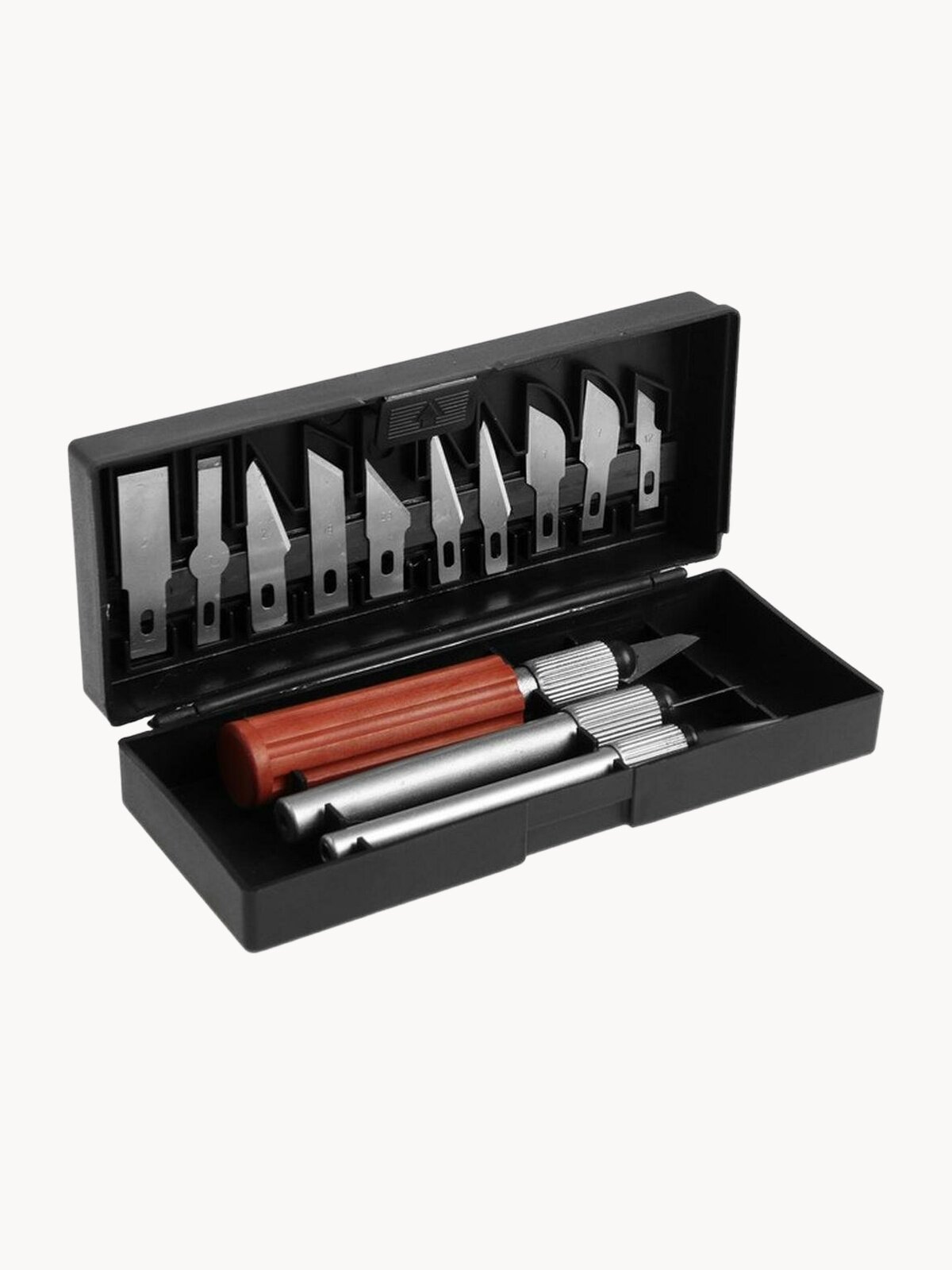 Набор резцов универсальных ЛОМ, пластиковая рукоятка, 13 шт. в упаковке