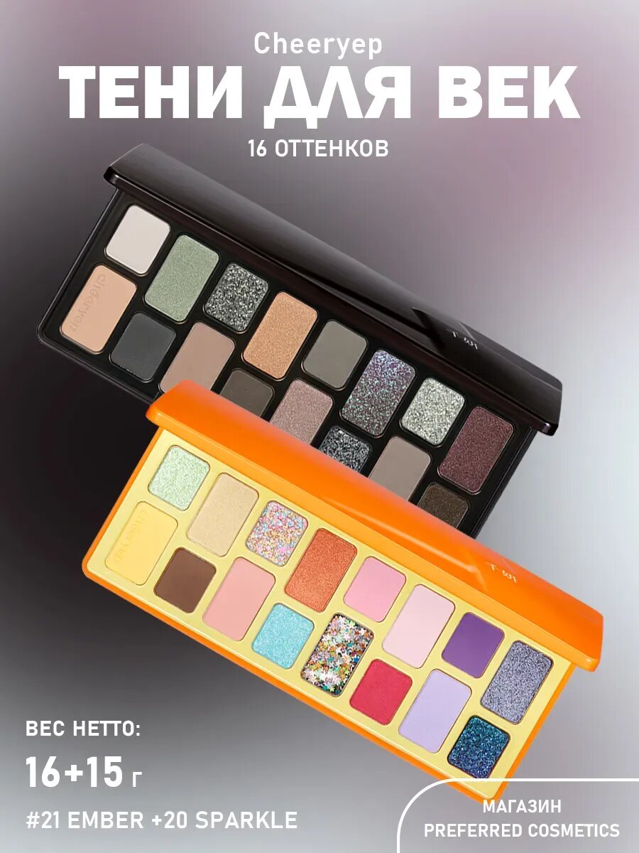 Палитра теней для век CHEERYEP (QIANYAN) Natural Star Eye