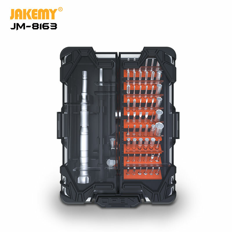 Набор прецизионных отверток JAKEMY JM-8163 62в1