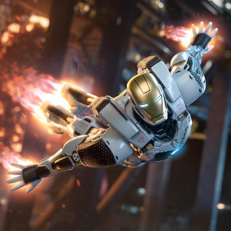 Marvel/Железного человека, Iron Man Mark 39, подвижные фигурки,18 см, ZD TOYS