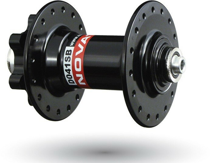 Втулка передняя Novatec D041SB, 32Н, чёрная, без эксцентрика