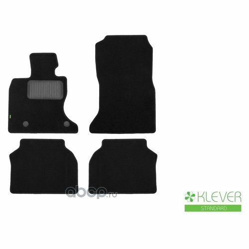 Коврики в салон Klever Standard BMW 5 GT F07 АКПП 2009-2013, 2013-2017, хб, 4 шт. (текстиль) / БМВ Autofamily KLEVER02051001210KH
