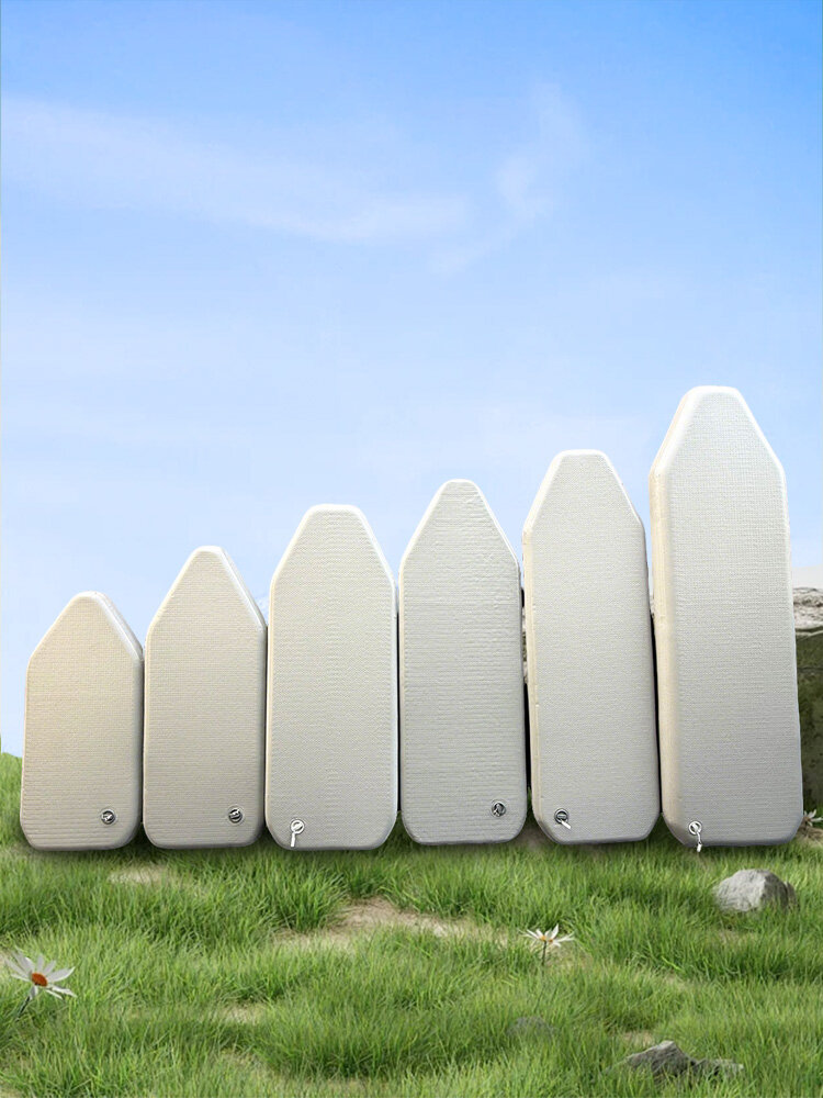 Надувное дно или пол высокого давления в лодку ПВХ 130 х 60 см Светло - серый