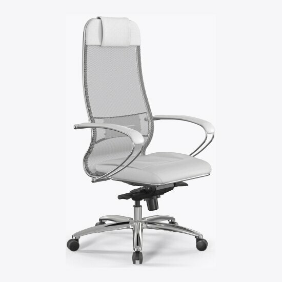 Кресло руководителя Метта Samurai SL-1 Белый