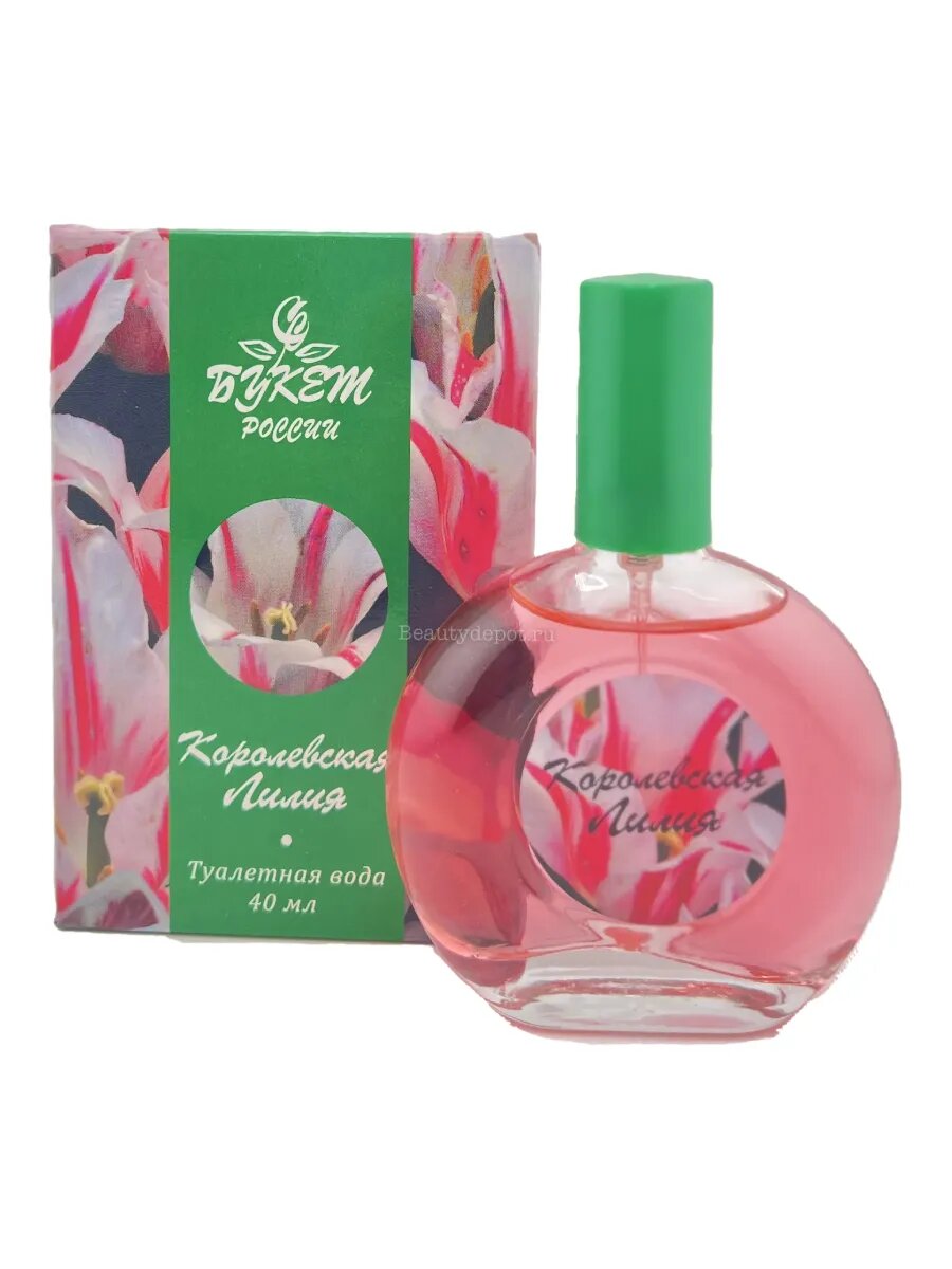 Туалетная вода Женская Серия Букет России: Королевская Лилия 40мл, цветочный аромат