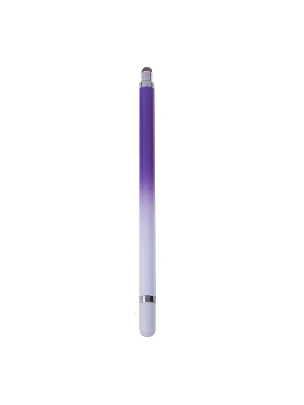 2 in 1 Capacitive Stylus Pen Fiber Tip & Cloth for Head High-Sensitivity Universal for Touch Screens Drawing Pen