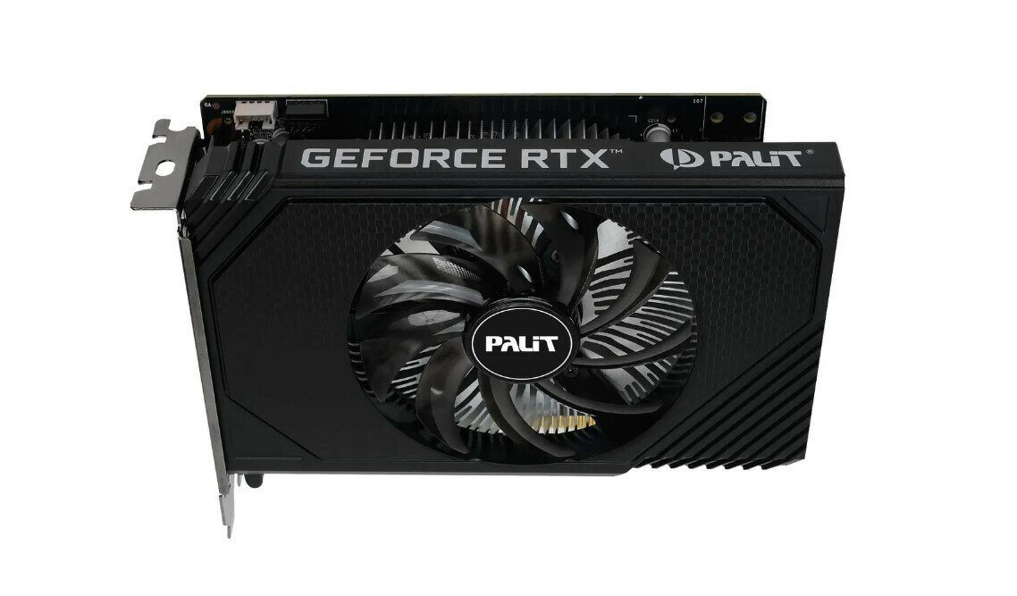 Видеокарта Palit PCI-E 4.0 RTX3050 STORMX NE63050S18JE-1070F