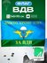 Флаг ВВС 90х145 см