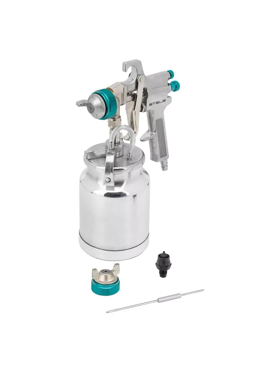 Краскопульт 1 л сопла 1.8 и 2 мм