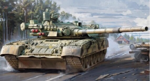 35A068 Amusing Hobby Танк Т-80УМ-2 1/35