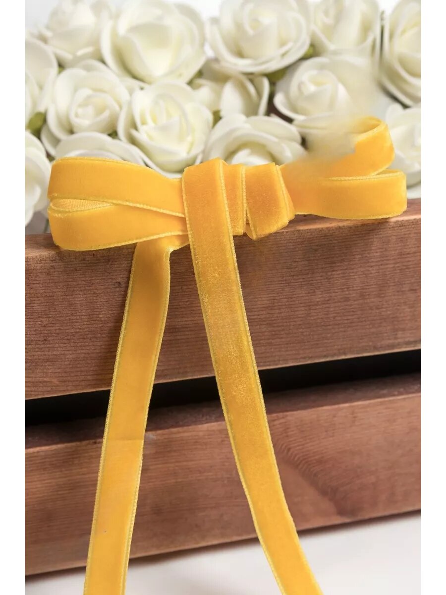 Бархатная лента Premium 1см (5м)