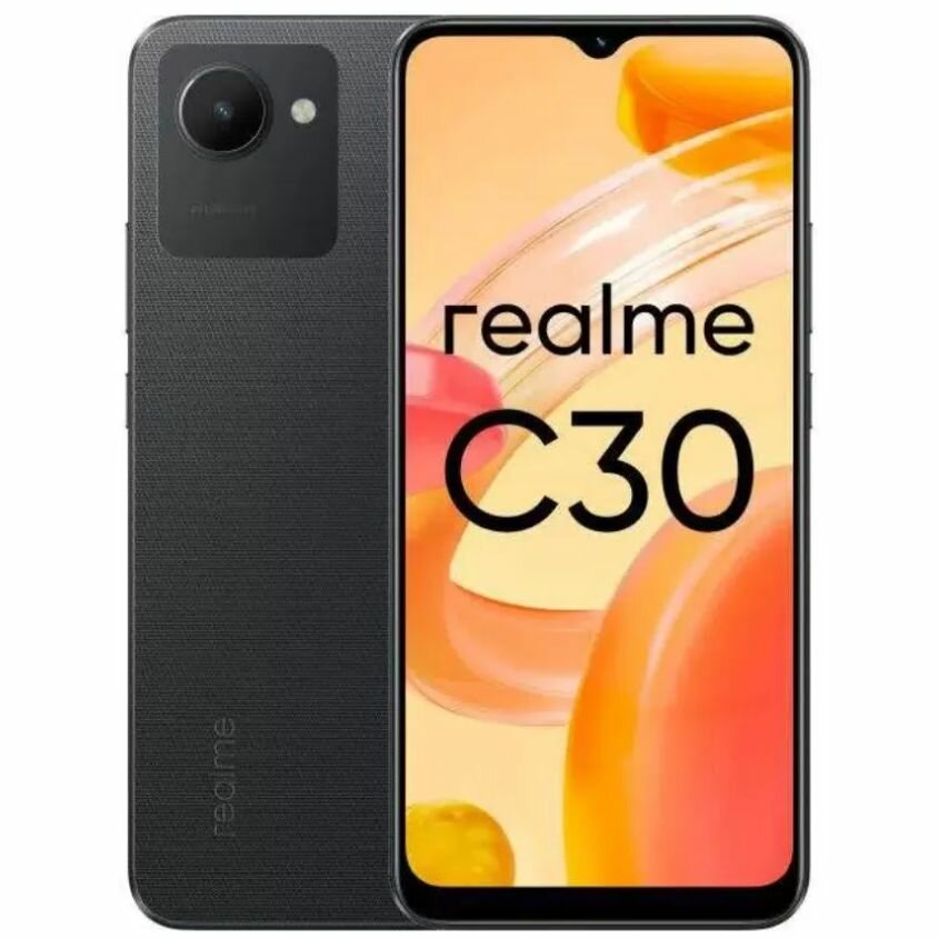 6,5" Смартфон realme С30s 2/32 ГБ (RMX3690) черный