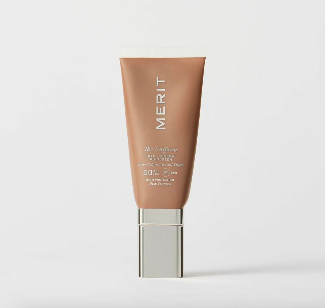 Merit Тональный крем The Uniform TINTED MINERAL SUNSCREEN SPF 50 (10 - deep neutral-warm) 50 мл