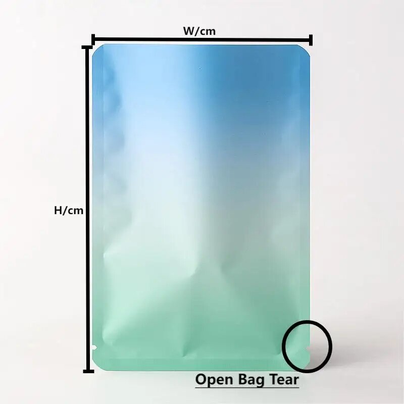 Пластиковые пакеты Blue-Green, 100шт, 7x10см