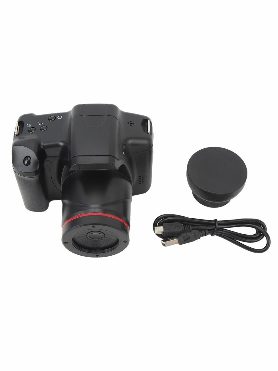 16-мегапиксельная камера для видеоблогов 1080P 2,4-дюймовый ЖК-экран 16-кратный цифровой зум Встроенная вспышка Автофокус Противоударный с 16-кратным оптическим зумом