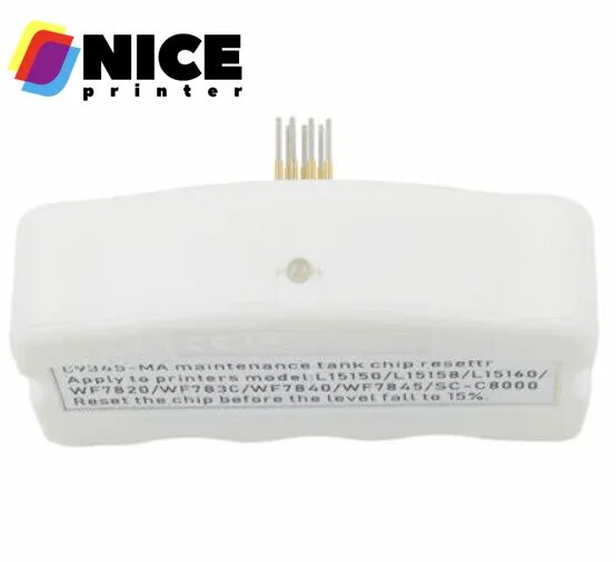 C9345 Устройство сброса чипа резервуара для обслуживания Epson L8050 L8168 L8188 L8160 L8180 L5150 L5160 EC-C7000 ST-C8000 ET-16600 L18050