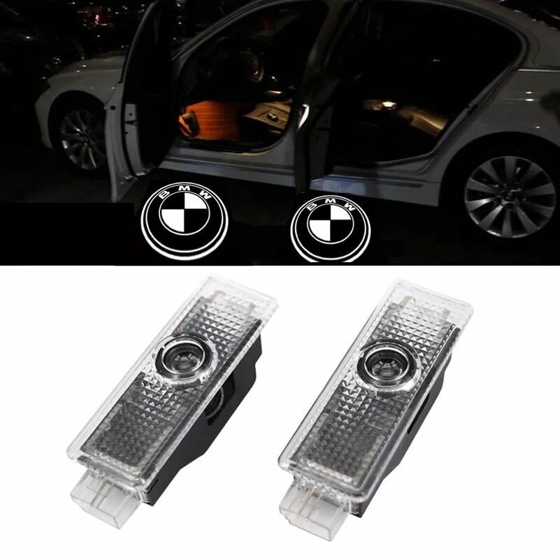 Штатная проекция логотипа автомобиля BMW (БМВ), фабричное производство