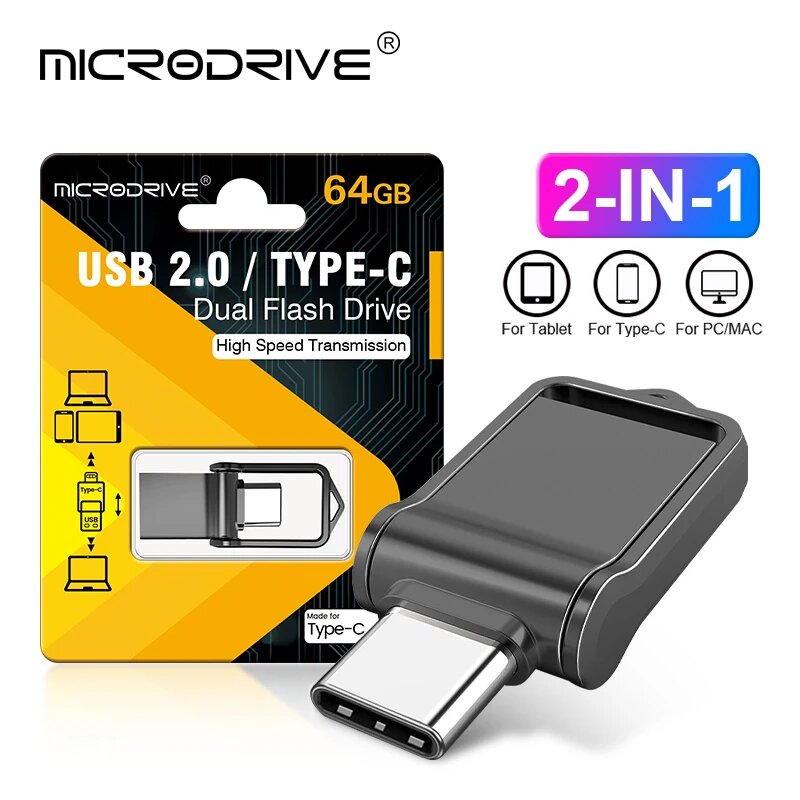 MicroDrive DY032G1025 USB-флеш-накопитель 16-512 ГБ