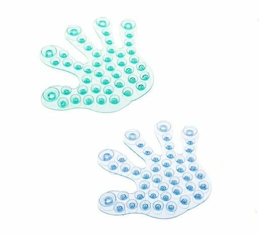 Мыльница на присосках, силикон, в наборе 2 шт