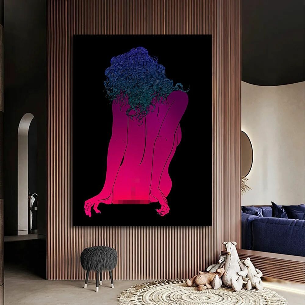 Эротические картины в спальню, 30х40 см.