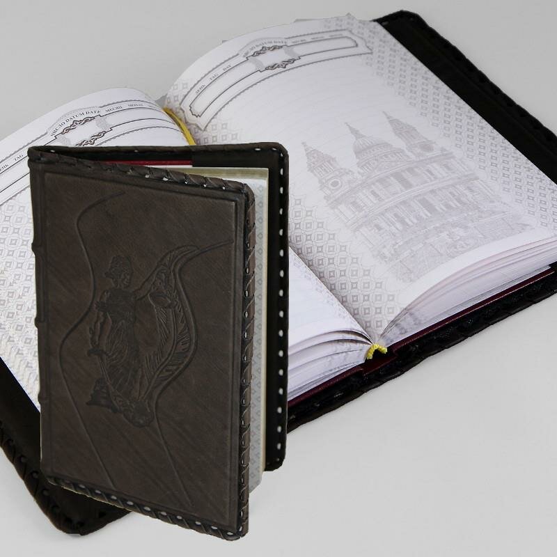 Ежедневник А5 Первоклассному юристу (кожа)