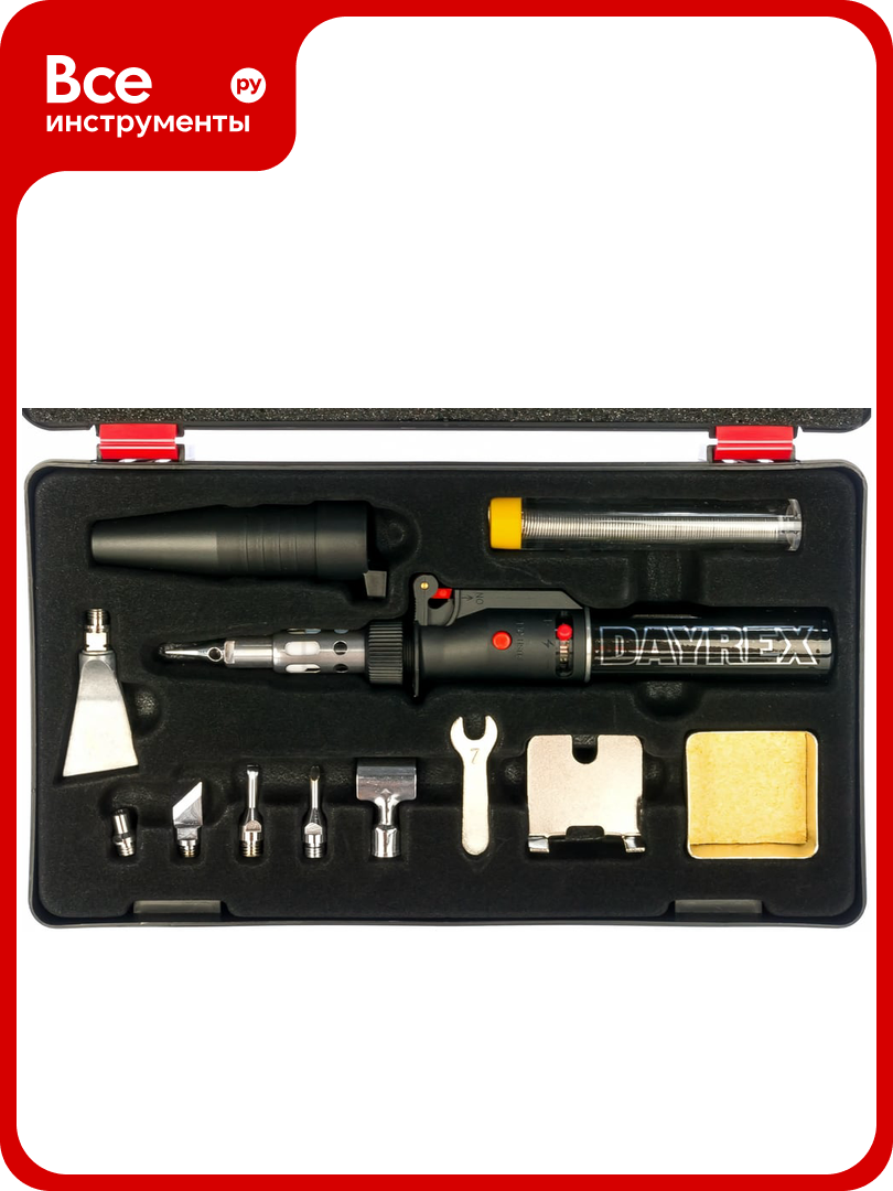 Газовый паяльник DAYREX-25, Вес паяльника без газа