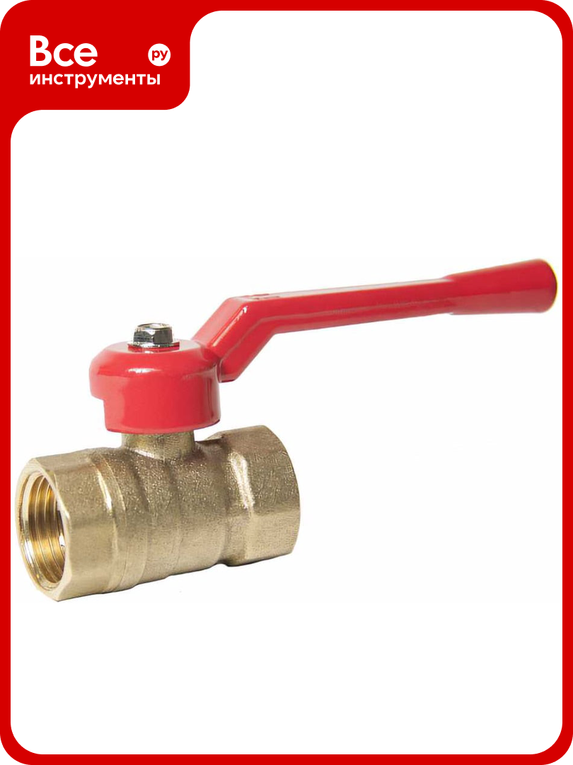 Шаровой кран для воды оптима 3/4 г/г рычаг SOFFH034, для воды оптима 3/4" г/г